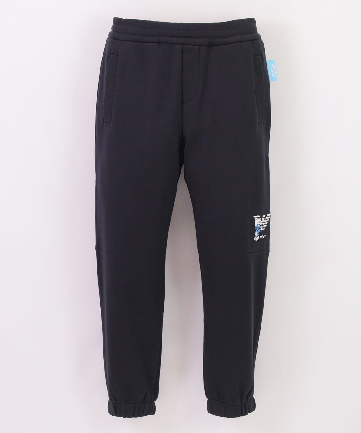 EMPORIO ARMANI The Smurfs embroidered jogger pants | Ma Mer, children's ...